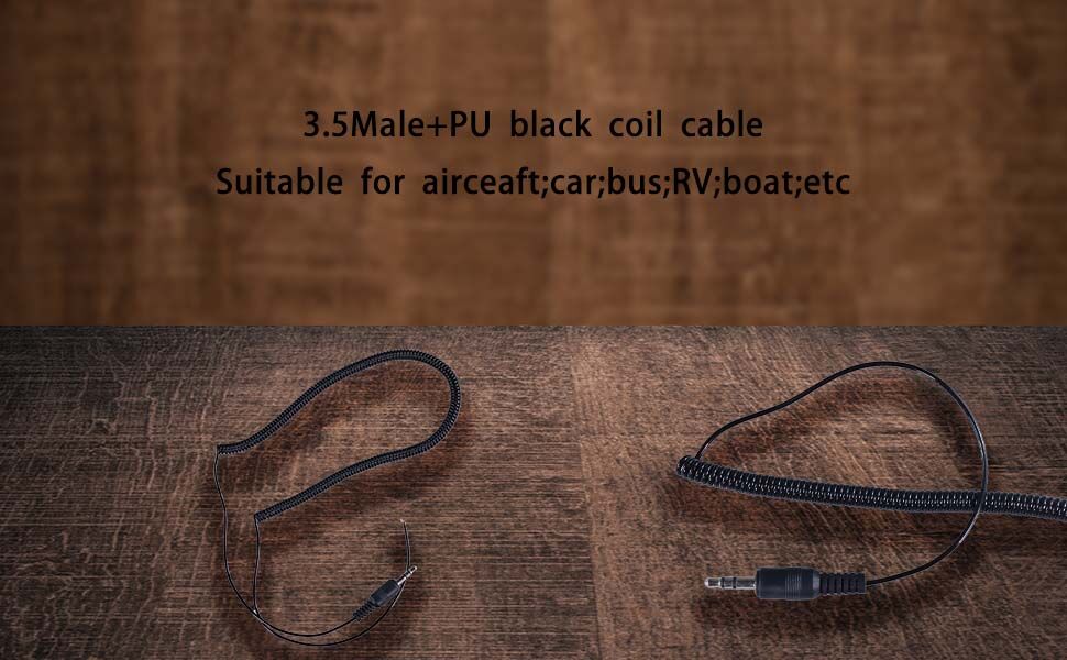 Custom Coiled Retractable Electrical Wire: 3.5mm Audio Cable By Damavo ...