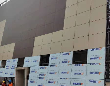 Pe Pvdf Grey Color Aluminium Composite Panel Acm Acp With 3mm/4mm/5mm ...