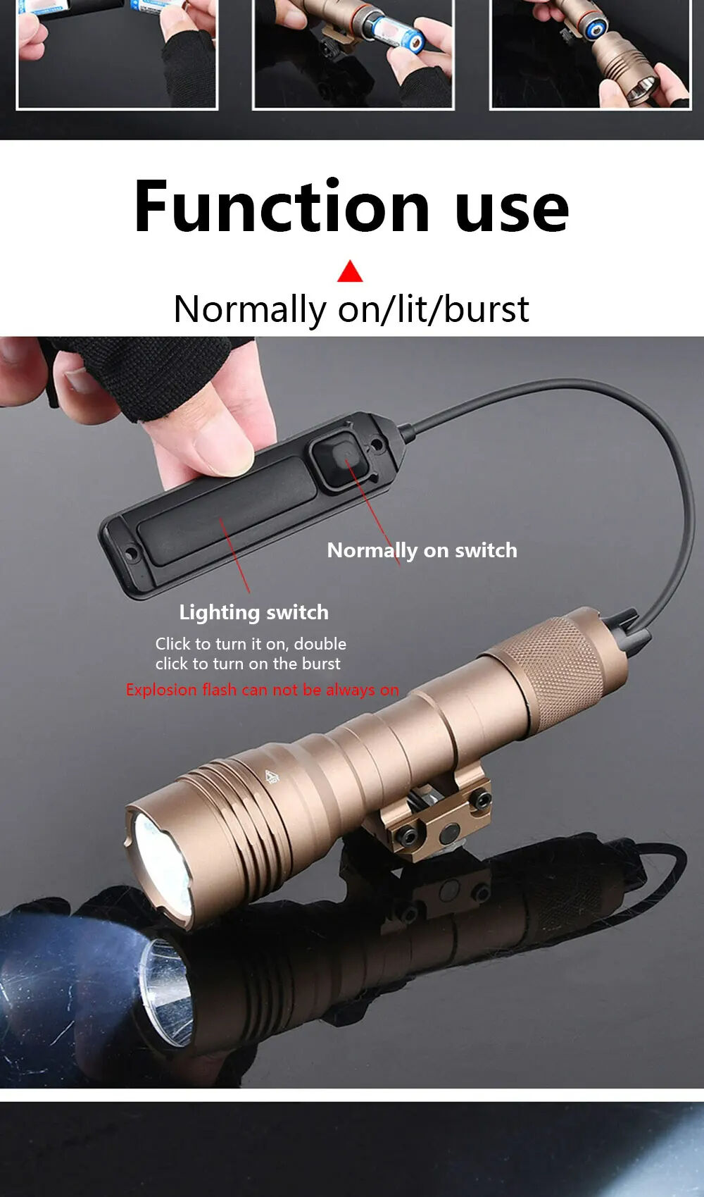 Buy Wholesale China Flashlight High Power 5000 Lumen Flash Light ...