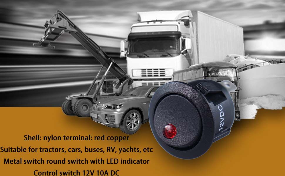 12v 10a Rocker Switches For Sale: Ideal For Car, Rv, Marine, Jeep, And ...