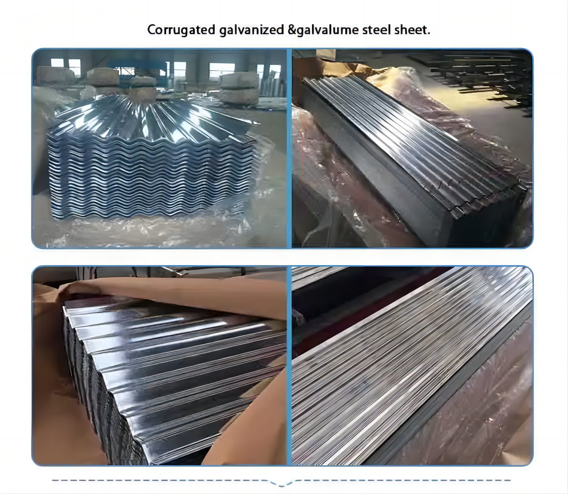 Hot Dipped Galvanized Dx51d Dx52d Ect Material Metal Roofing Sheet ...