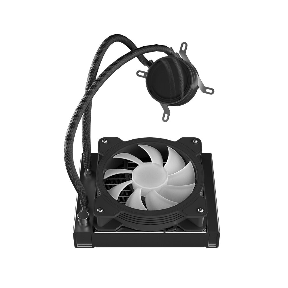 Powercase 120mm Cpu Water Cooling With 5v Argb Fan Strong Water Cooler ...
