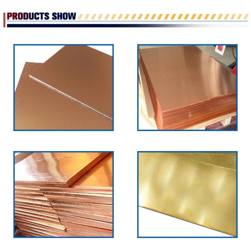 C11000 C1020 C1100 C61300 1mm Copper Plate 0.5mm 1mm 3.3mm Thickness ...