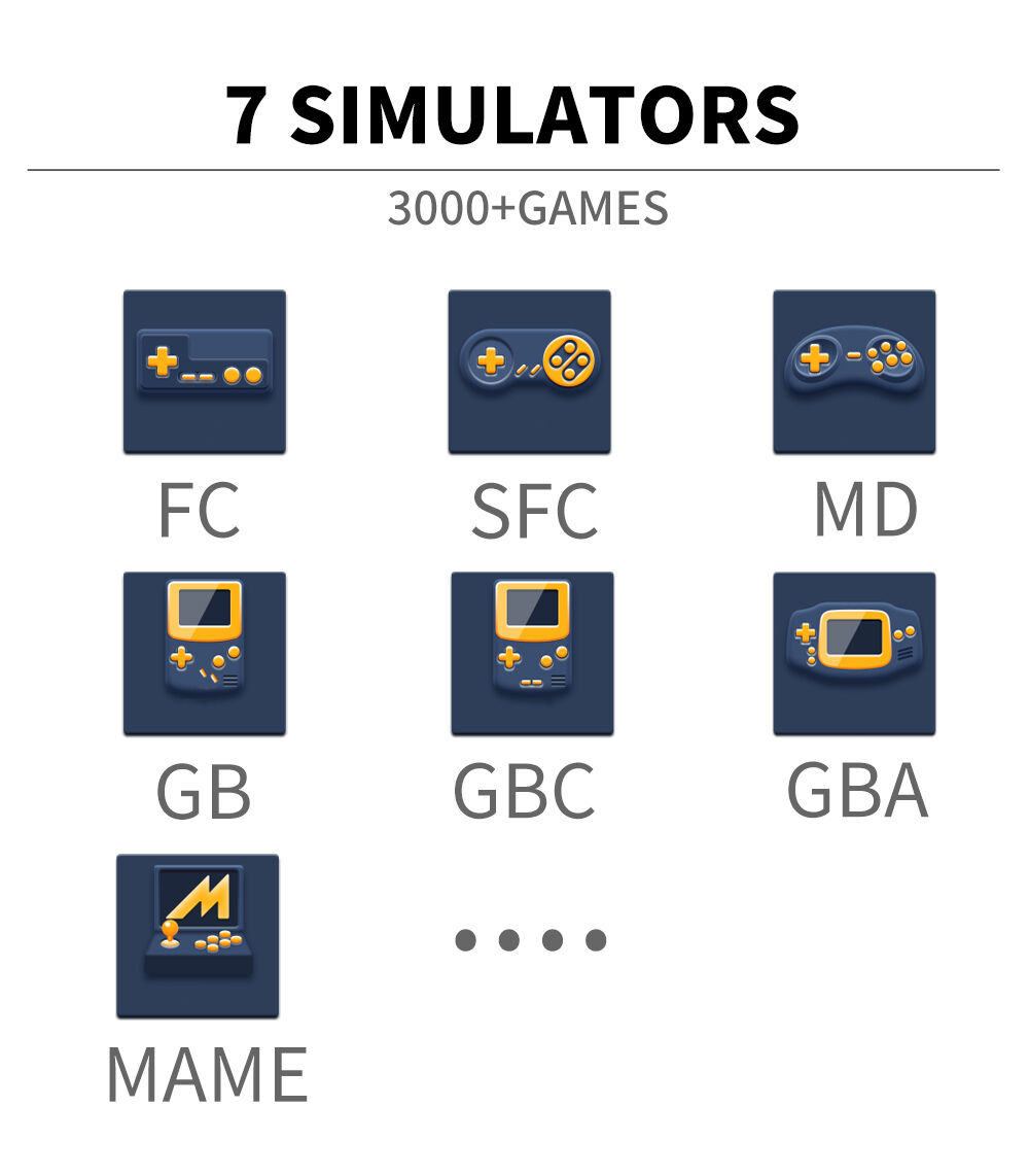 A X20 Portable Retro Handheld Game Console 7-inch Hd Screen Bulit-in ...