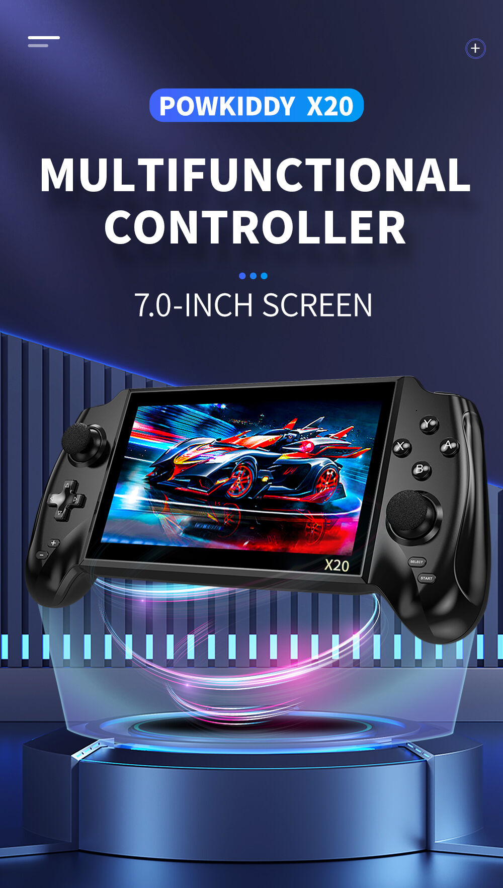 A X20 Portable Retro Handheld Game Console 7-inch Hd Screen Bulit-in ...