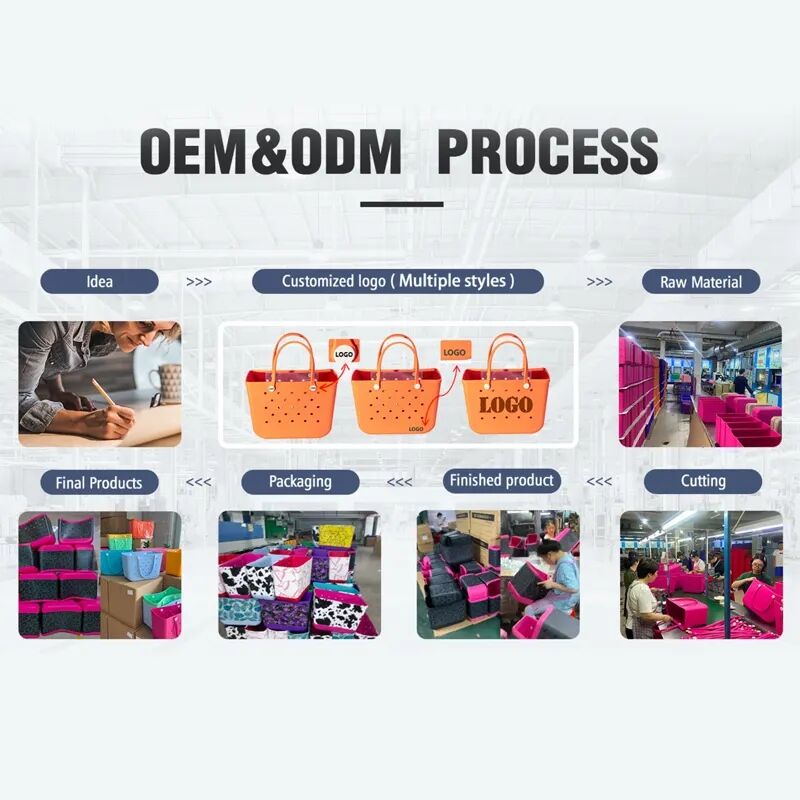 Women Beach Tote Bag Wholesale Waterproof Rubber Handbags Fashion Eva ...