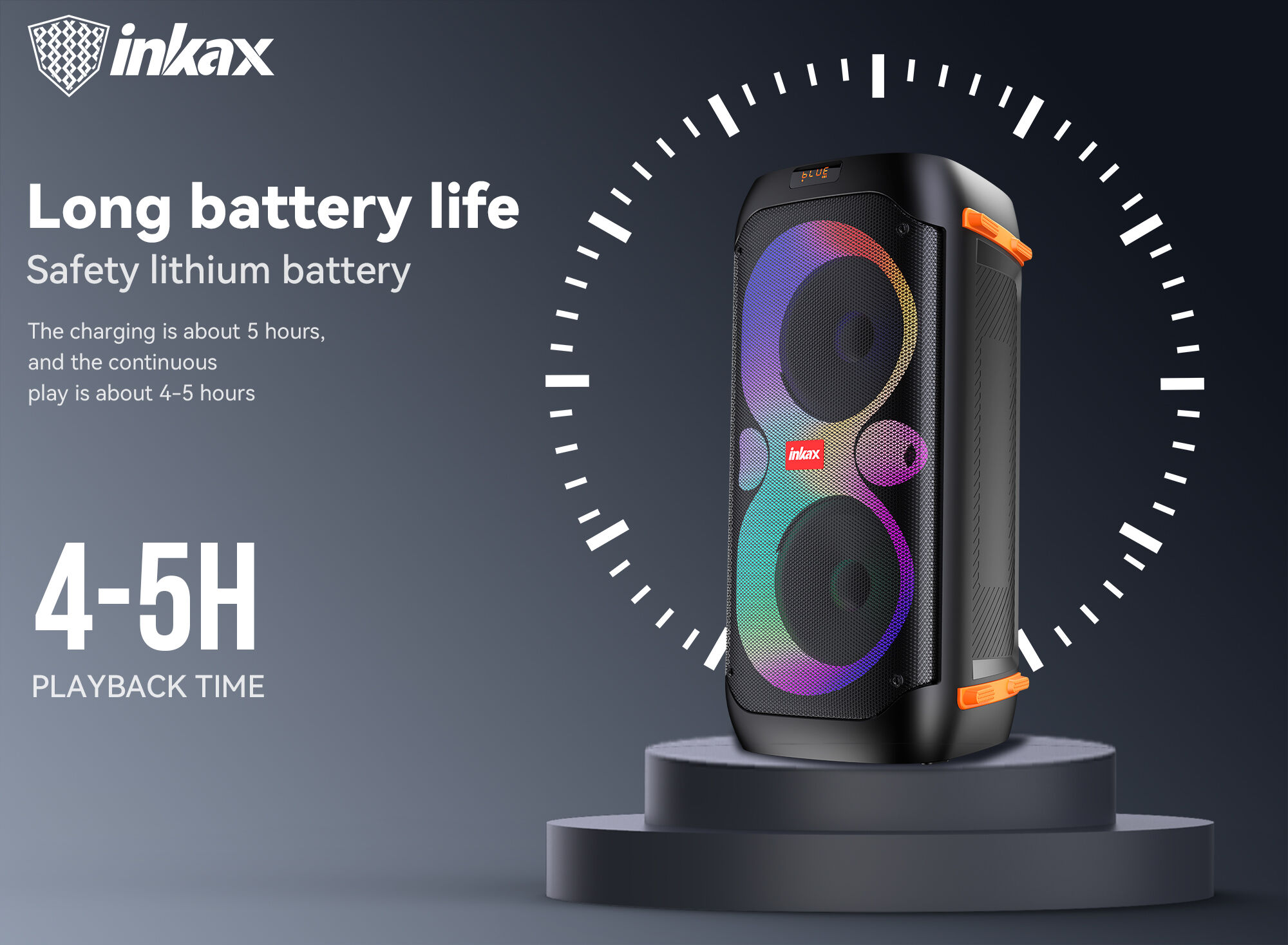 Buy Wholesale China Inkax Portable Outdoor Karaoke Wireless Speaker ...