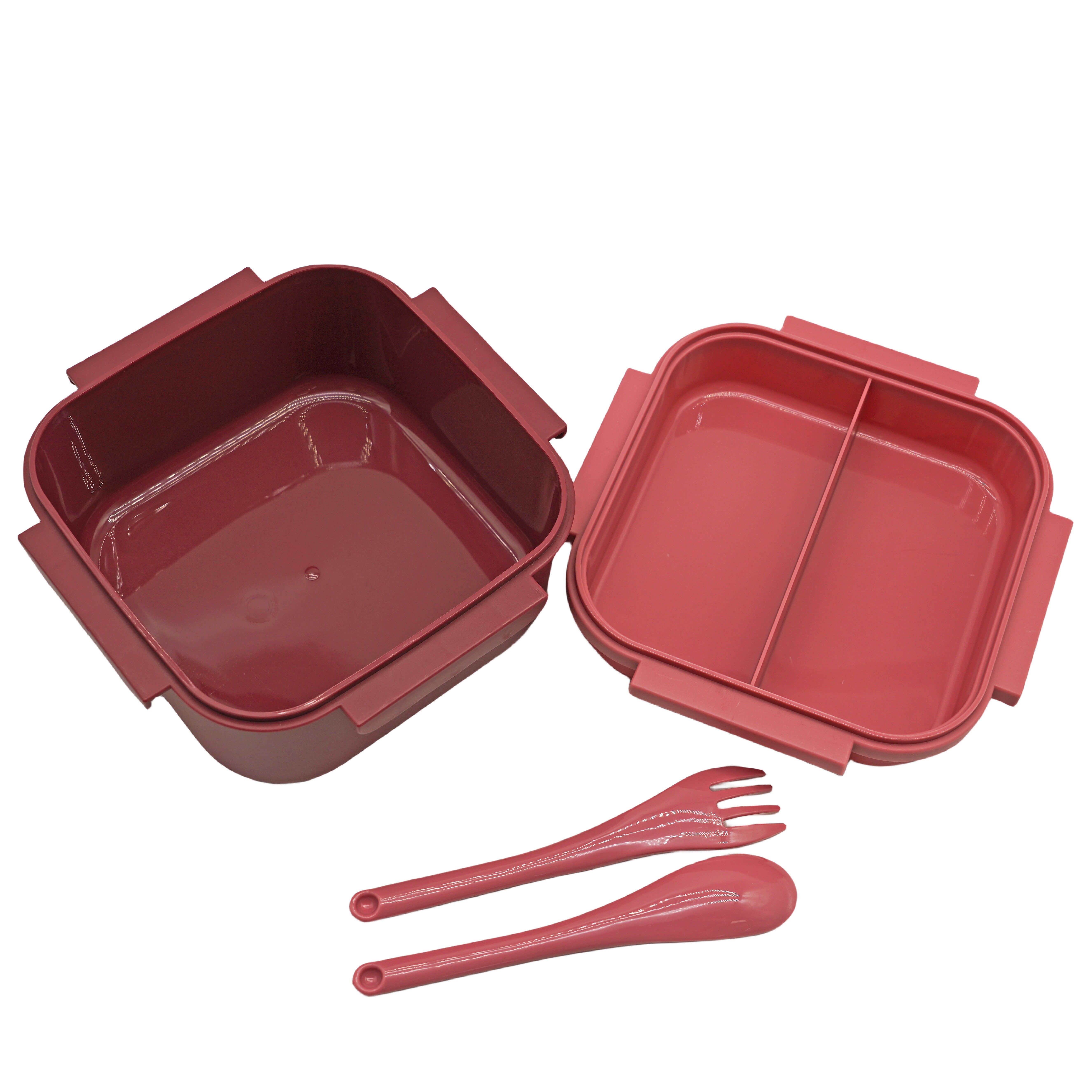 Buy Wholesale China Plastic Bento Lunch Storage Box 1100ml 2 Layers ...