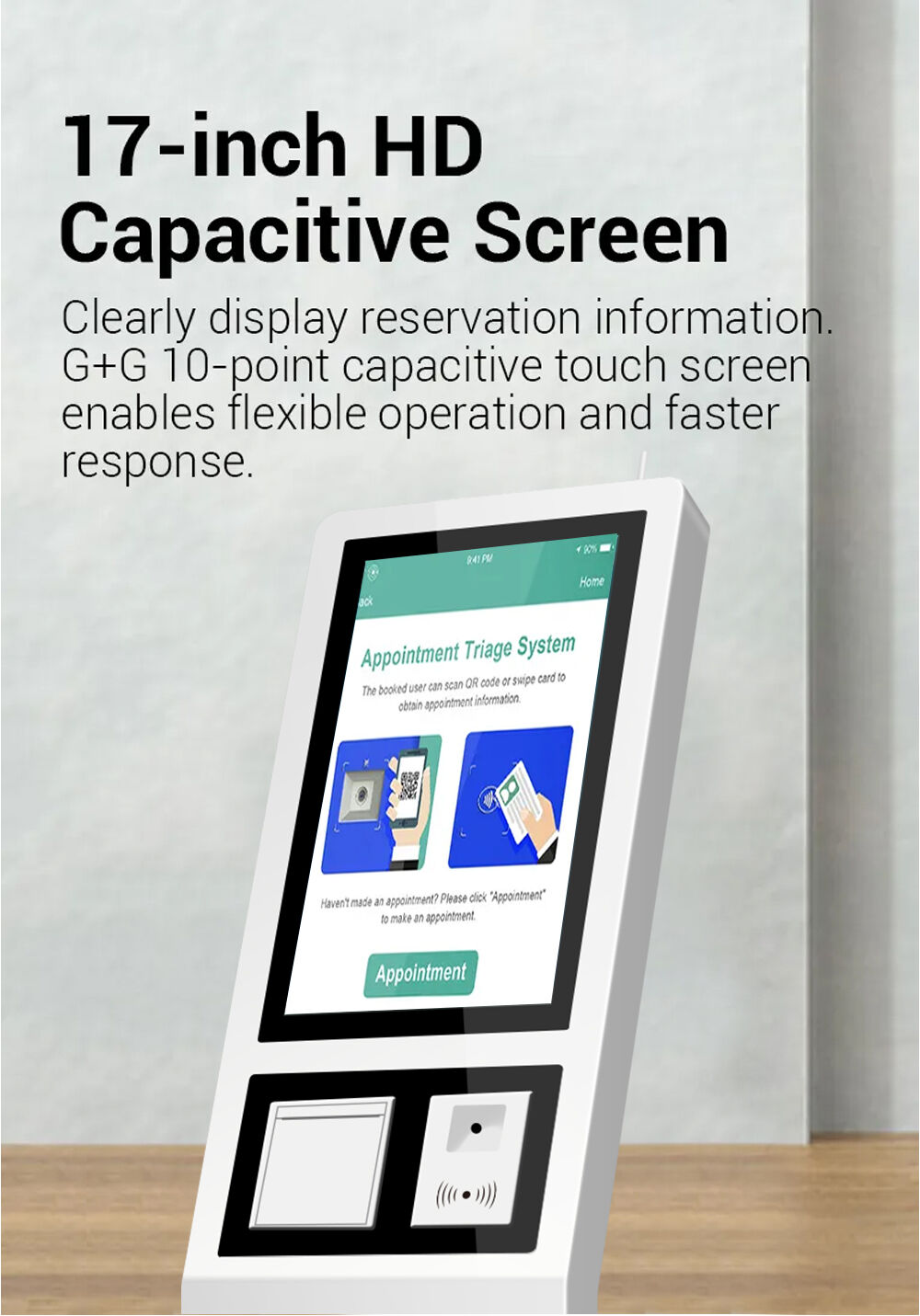 Buy Wholesale China 21.5 Inch Electronic Queue Management System Touch ...