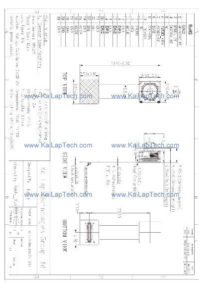 Klt-p4ma-imx219 V1.4 8mp Imx219 Mipi Interface Auto Focus Camera Module ...