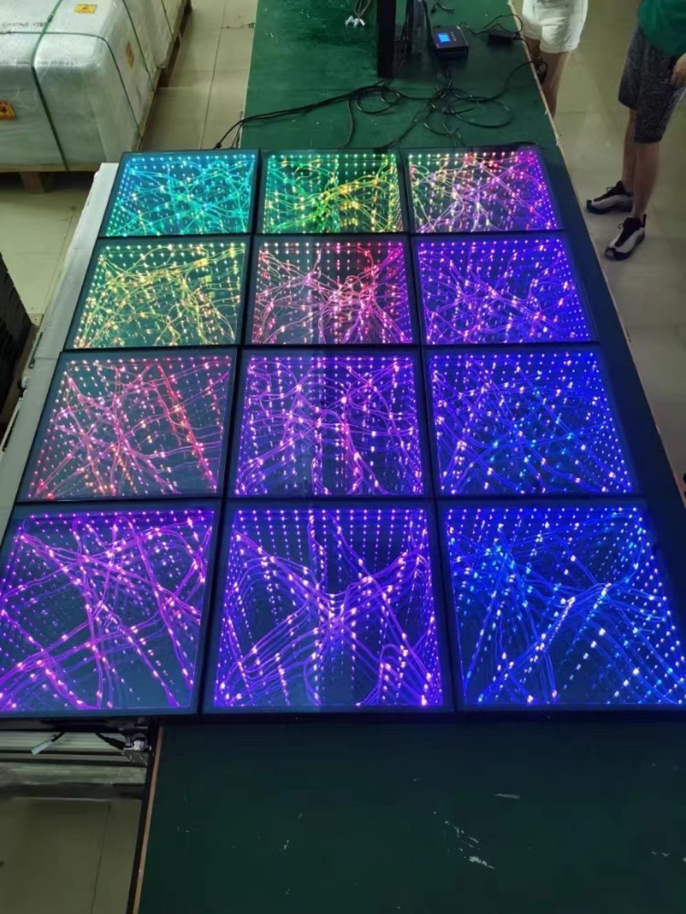 Best Price 3d Mirror Led Dancing Floor Infinity Led Dance Floor ...