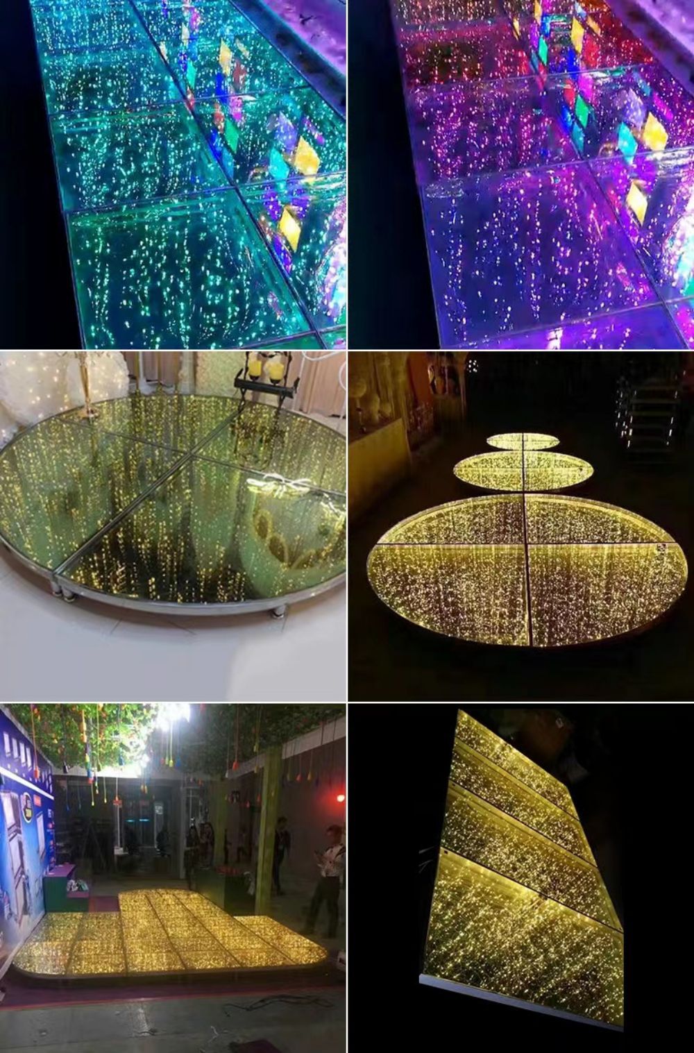 Bulk Buy China Wholesale New Arrivaling 3d Mirror Led Dancing Floor ...