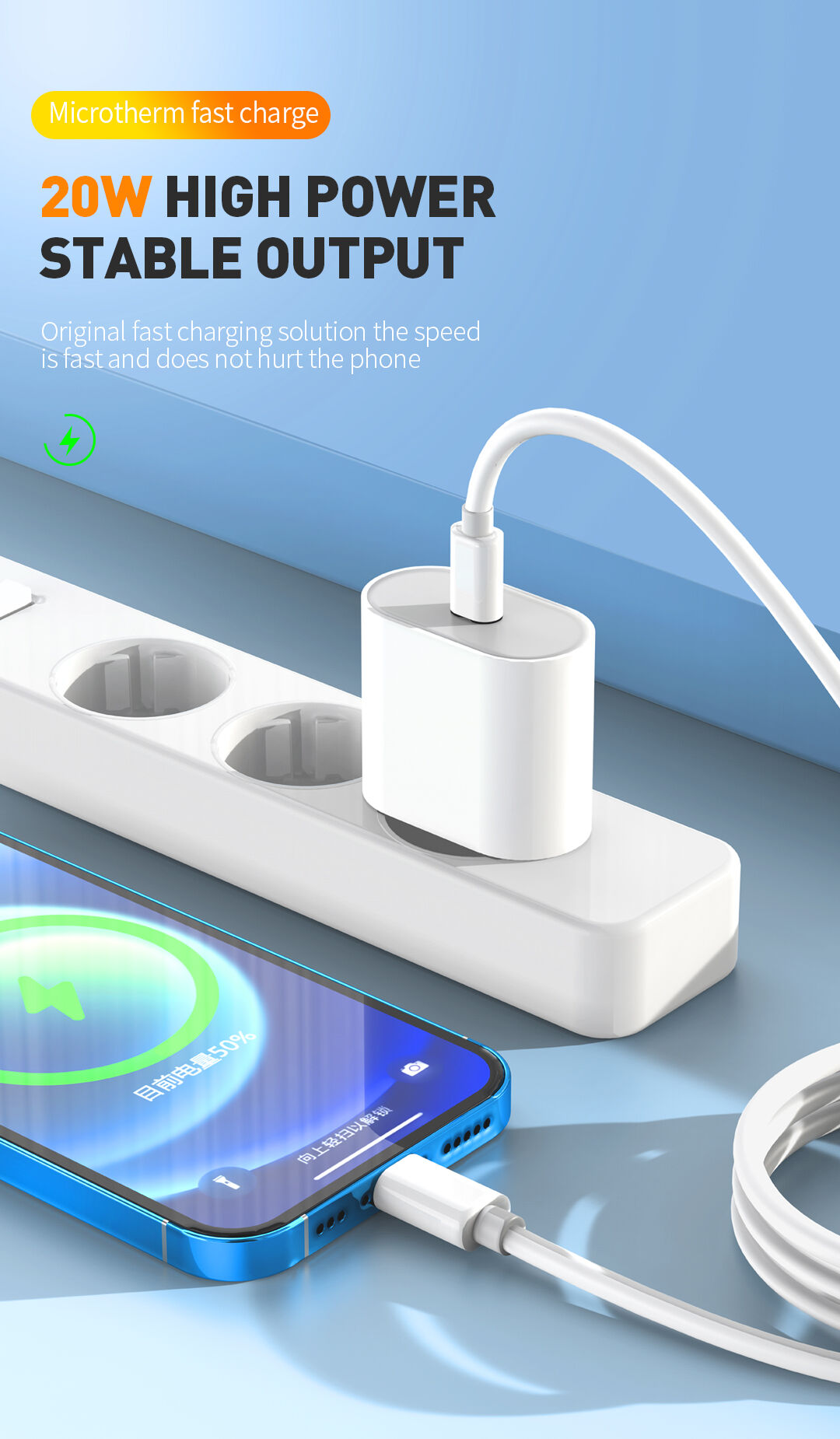 Buy Wholesale China Aspor A801 Oem Odm Phone Charger Pd 20w Usb C Fast Charging Usb Wall Charger ...