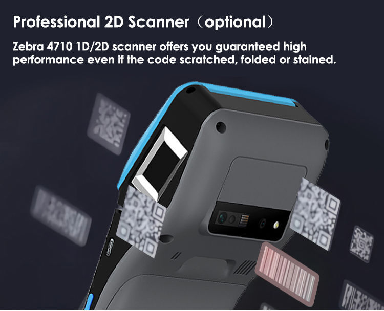 4g/3g/2g, Wlan, Bluetooth 5.0 Communication Handheld Android11 Smart ...