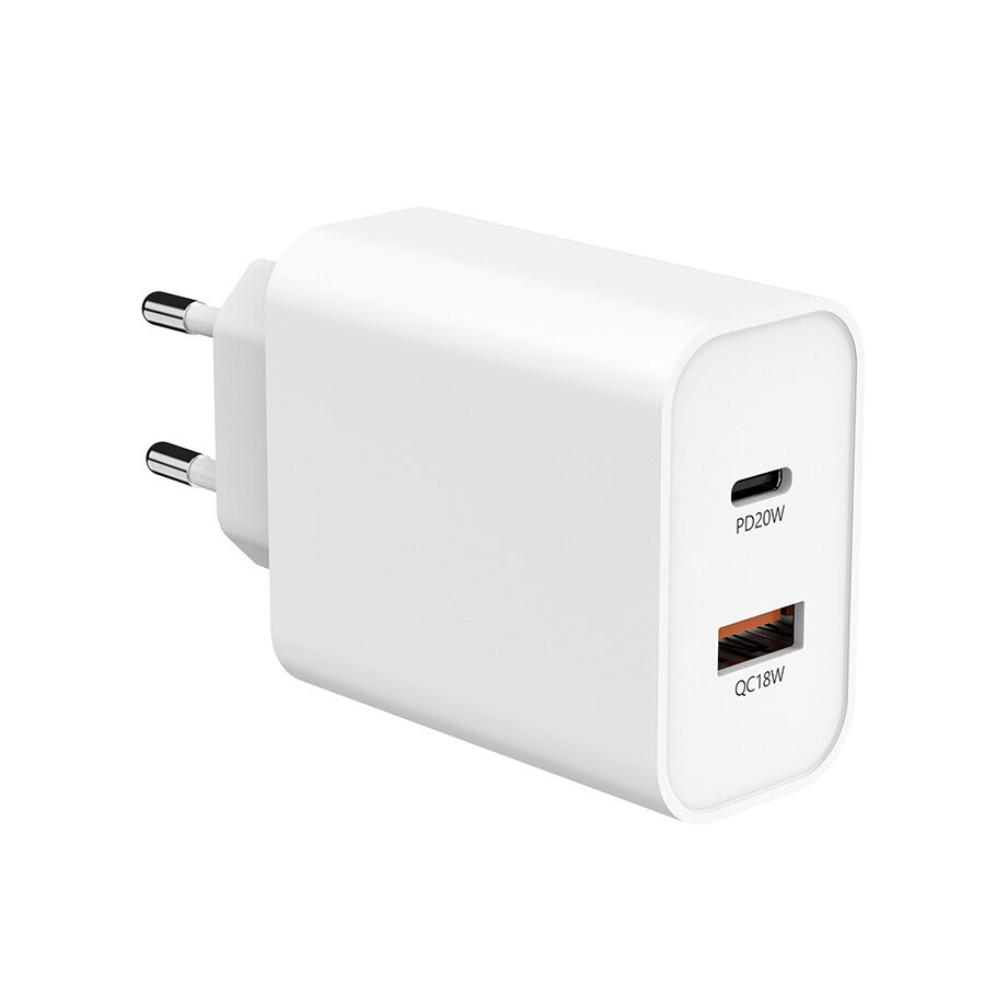 38w Mobile Phone Chargers Usb Type C 1c2a Dual Ports Quick Charger ...