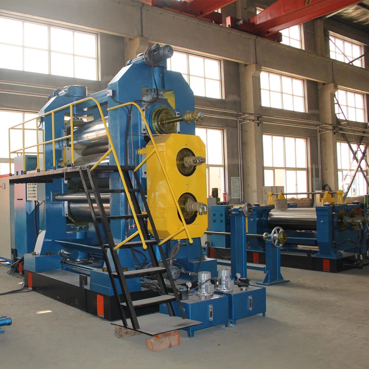 Automatic Rubber Calender Line Machine , Rubber Sheeting Making ...