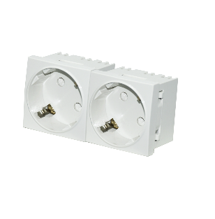 Eu Standard German Schuko Socket 3gangs 250v 16a Wall Power Outlet ...