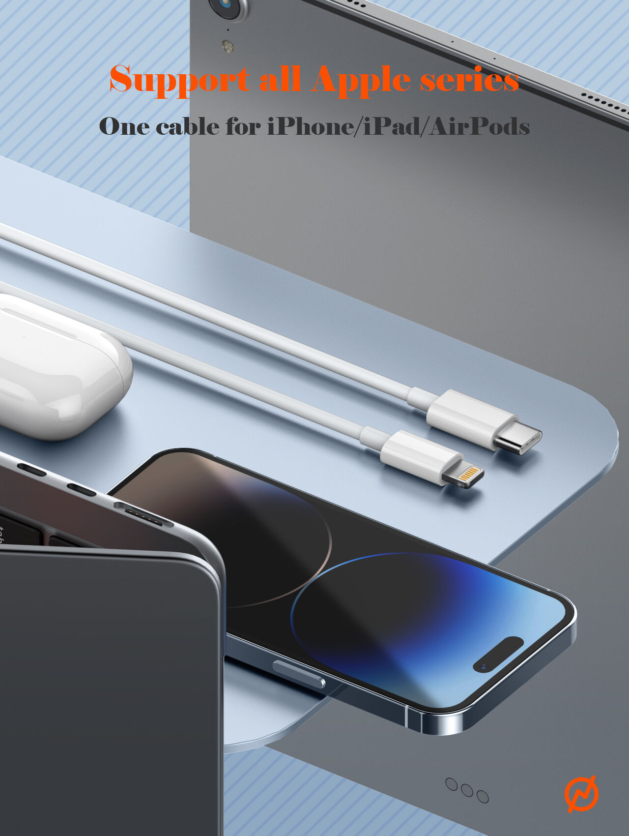 Ldnio Mfi-01 Type-c Apple Official Mfi Cable Made For Iphone/ipad/ipod ...