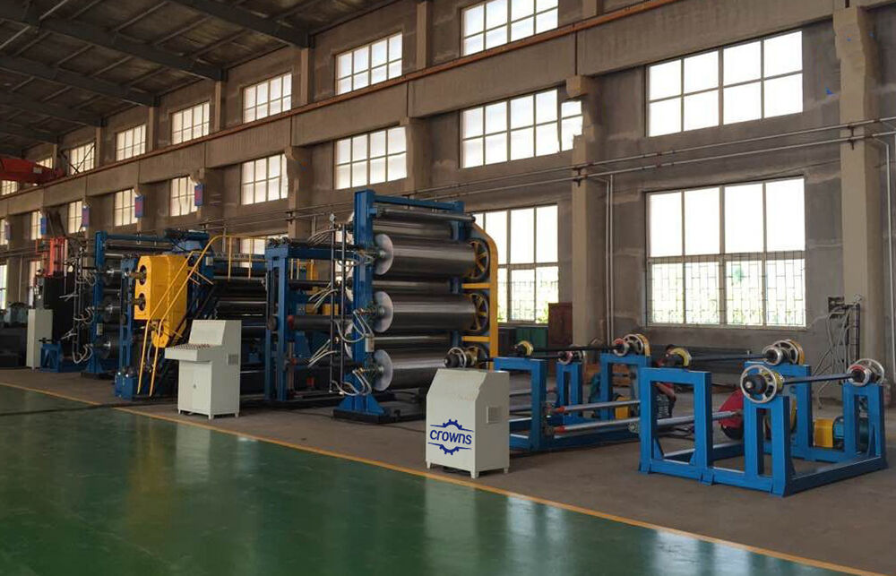 Automatic Rubber Calender Line Machine , Rubber Sheeting Making ...