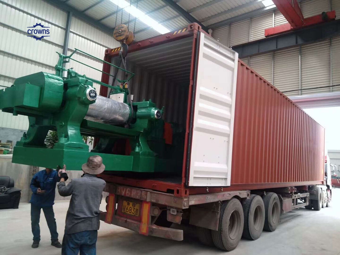 Two Roll Milling Machine / Open Two Roll Xk-450 Rubber Mixing Mill ...