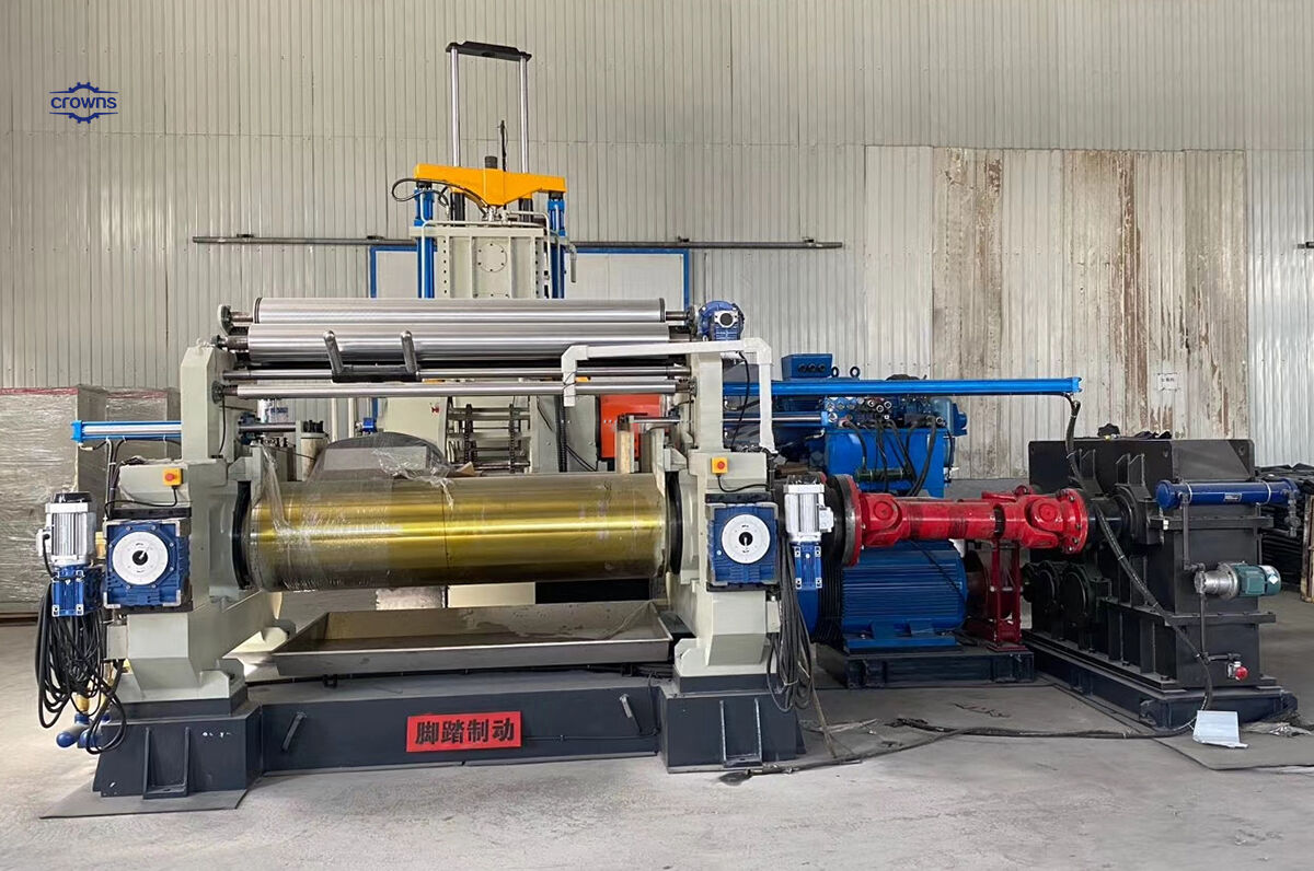 New Technical Design High Quality Rubber Plastic Two Roll Mixing Mill / Open Mixing Mill ...
