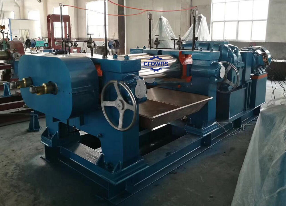 Two Roll Milling Machine / Open Two Roll Xk-450 Rubber Mixing Mill ...