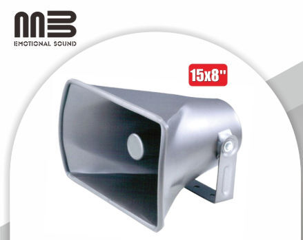 Buy Wholesale China 15"x8" Aluminium Rectangular Pa Horn Speaker ...