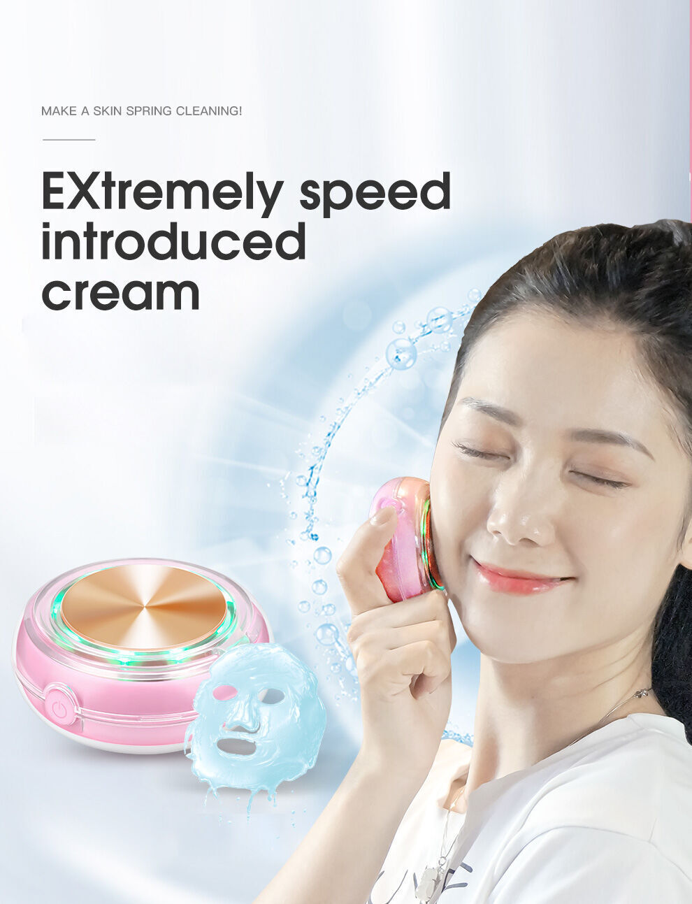 Skin Tightening Machine Led Red Blue Green Light Therapy For Face ...