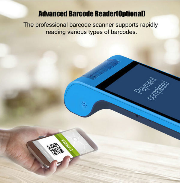 Multi-point Capacitive Touch Screen 16gb Rom 2d Scanner Android 10 Mobile Payment Pos Terminal ...
