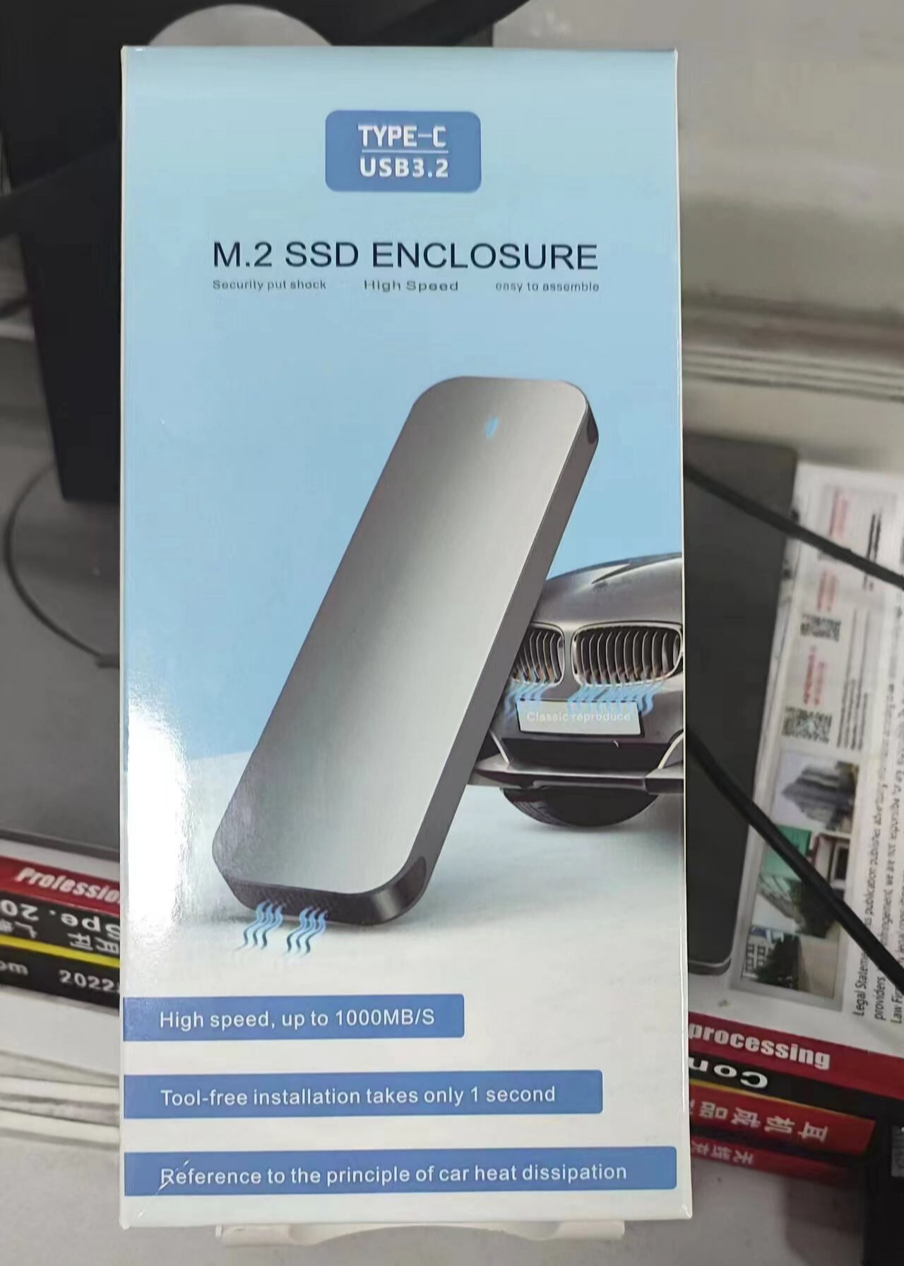 Buy Wholesale China Metal M.2 Nvme Ssd Case Enclosure Reader For Solid ...