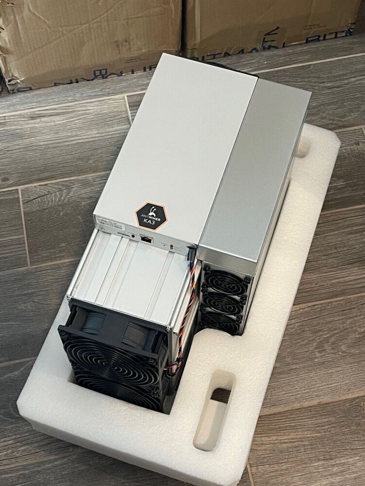 Model Antminer Ka3 166th Bitmain Mining Kadena Algorithm Hashrate Power ...