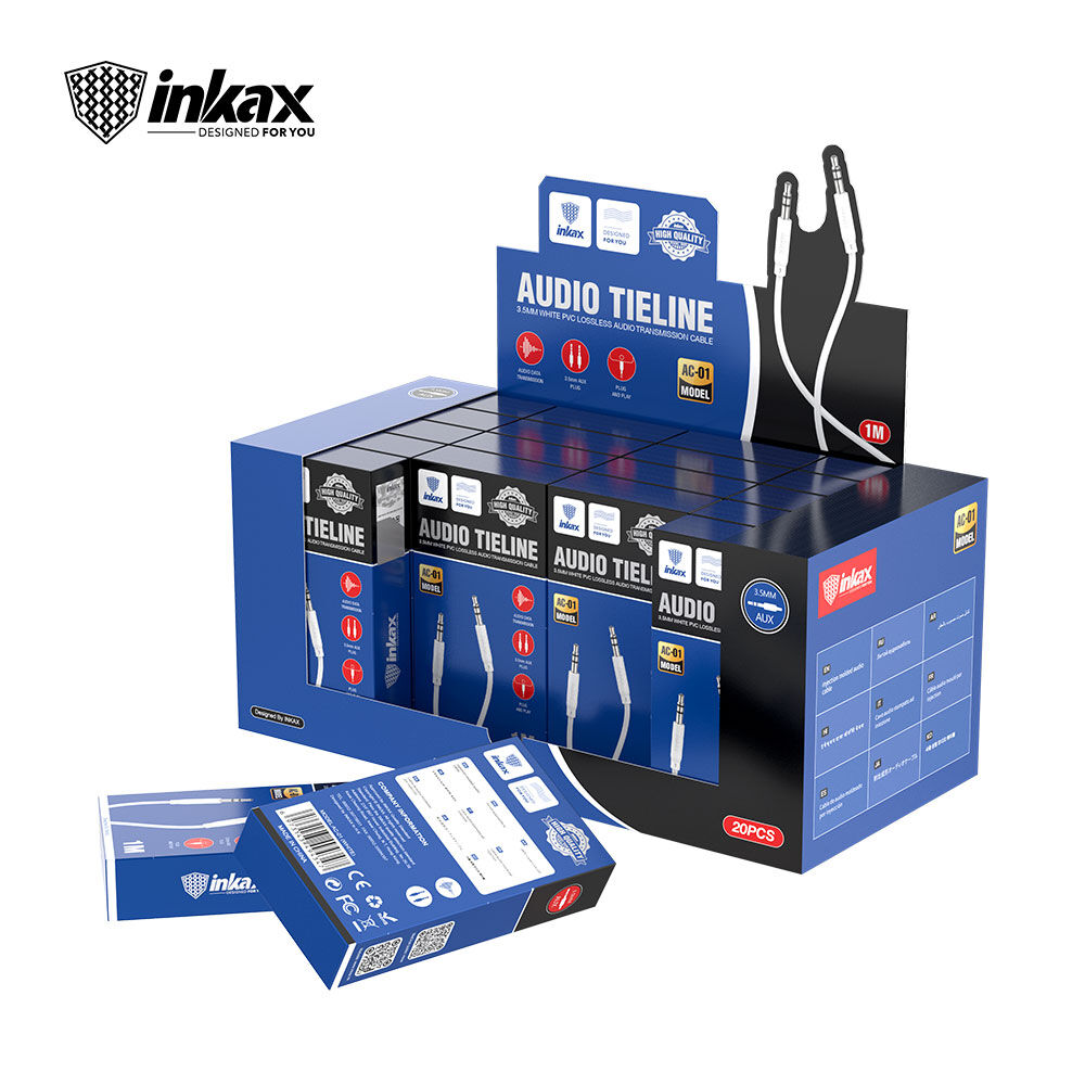Factory Direct High Quality China Wholesale Inkax 1m Aux To Aux Cable ...