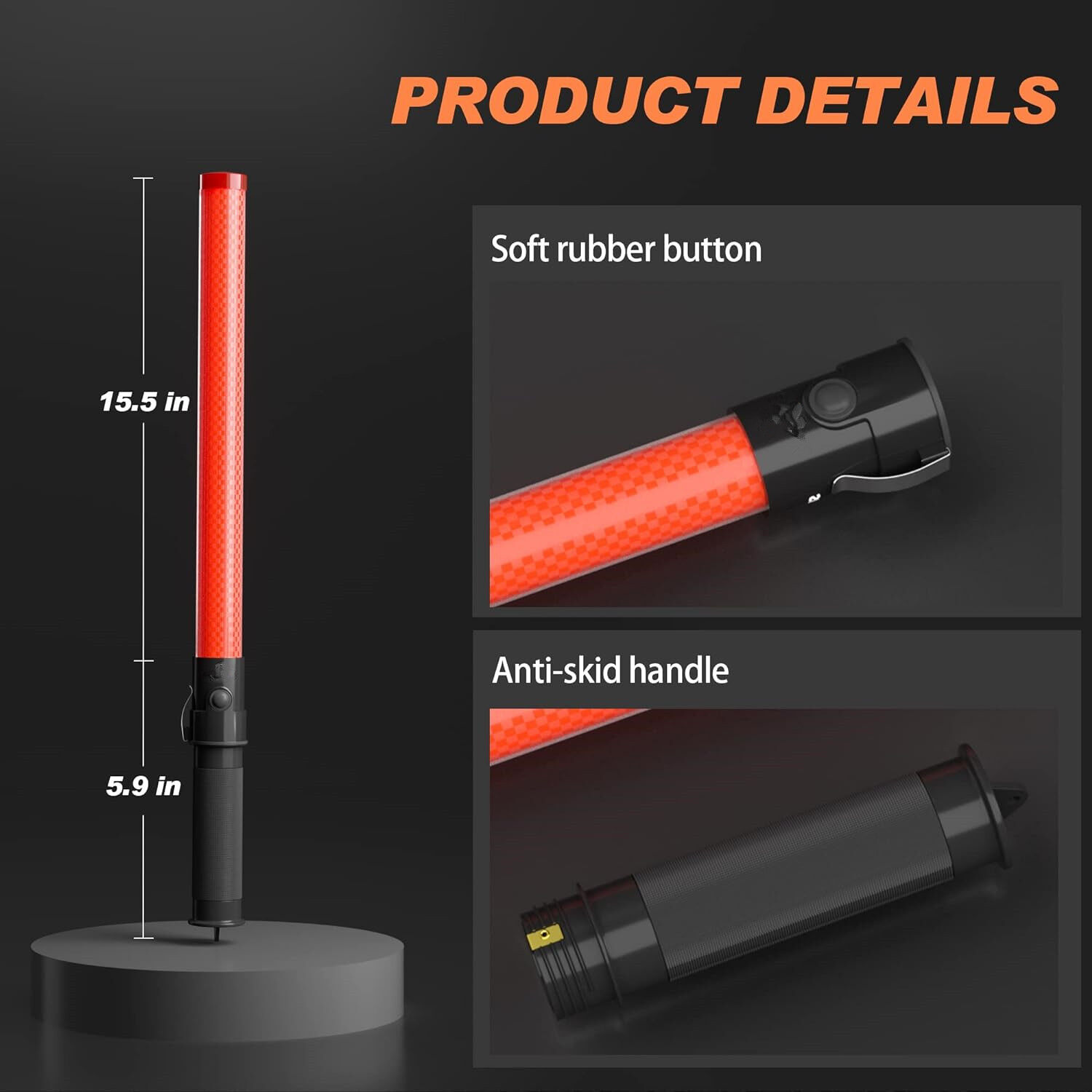 Buy Wholesale China Wholesale 21 Inch Signal Traffic Wand With 3 ...