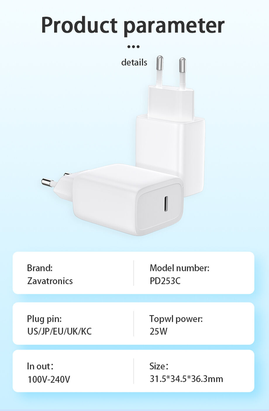 Buy Wholesale China 25w Fast Mobile Phone Charger Pd Charger Travel ...