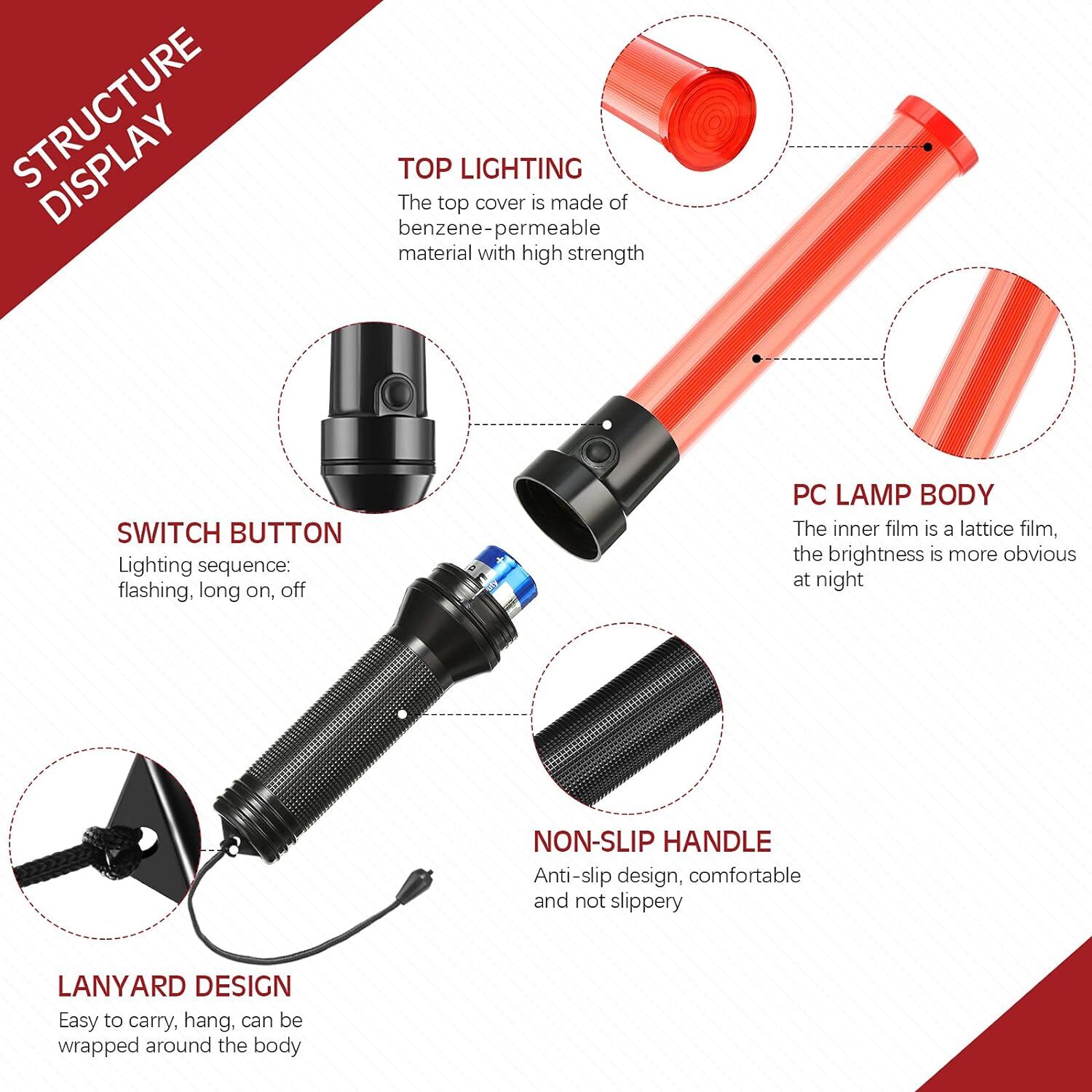 Buy Wholesale China Wholesale 21 Inch Signal Traffic Wand Safety ...