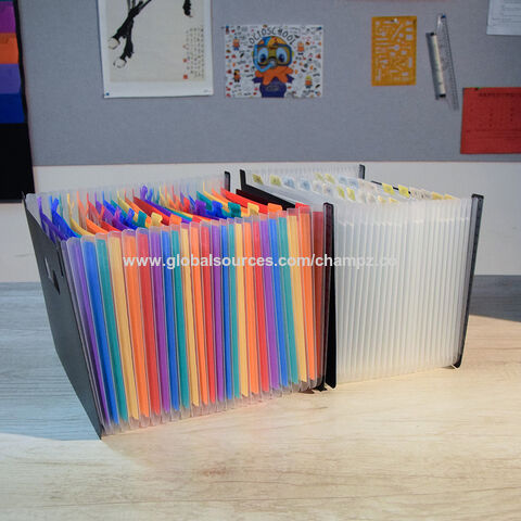 Wholesale 24 Pockets A4 Large Plastic Expanding File Folder Carpeta Archivador For Home Office Buy China Wholesale File Folder 4.5 Globalsources