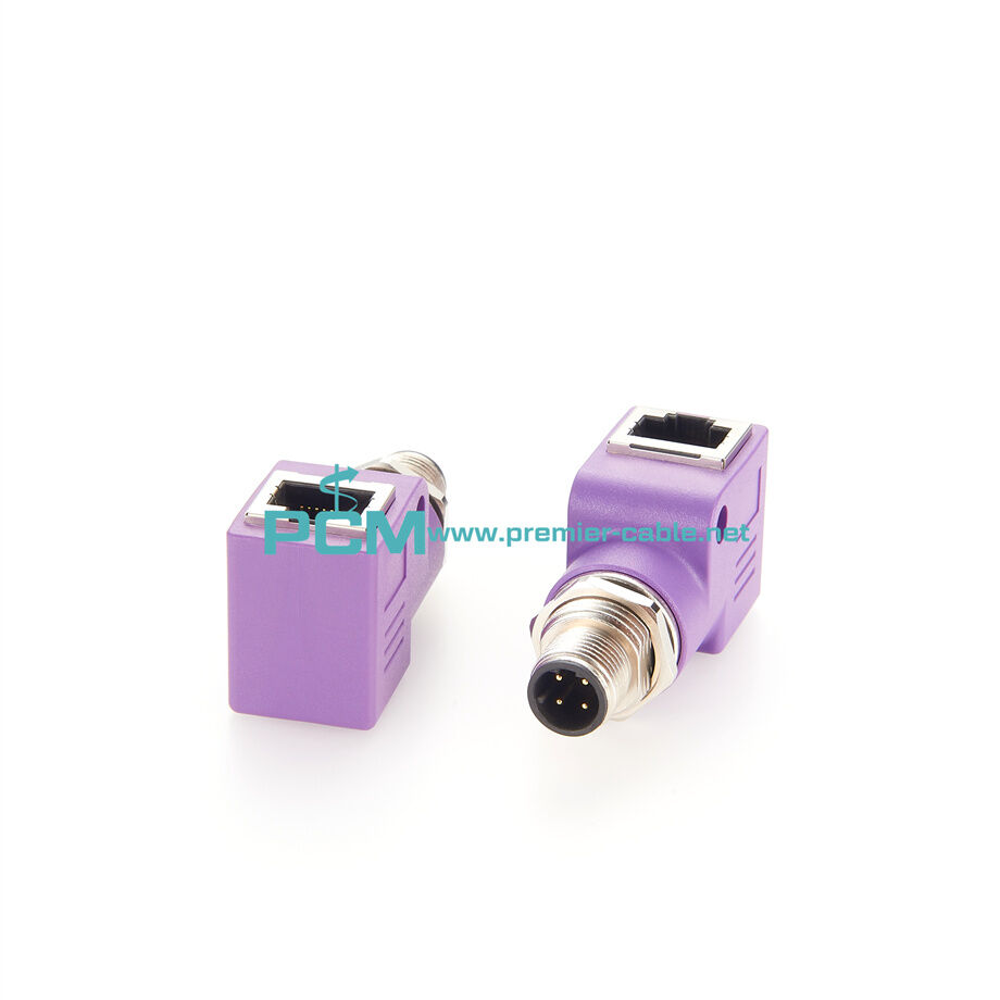 Buy Wholesale China Ethernet Connector M12 D-coded To Rj45 Ethernet 90 ...