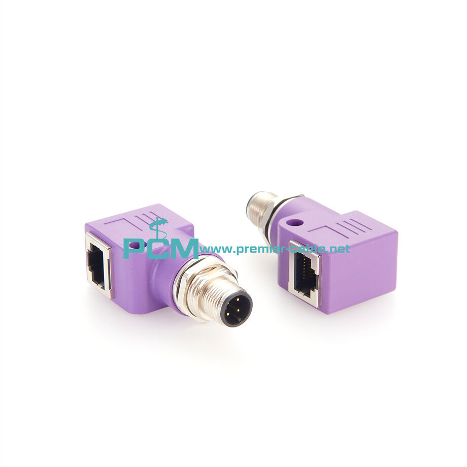 Buy Wholesale China Ethernet Connector M12 D-coded To Rj45 Ethernet 90 ...