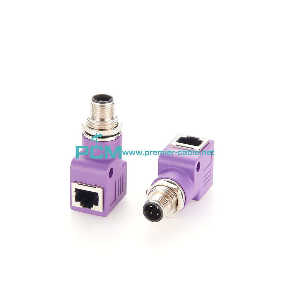 Buy Wholesale China Ethernet Connector M12 D-coded To Rj45 Ethernet 90 ...