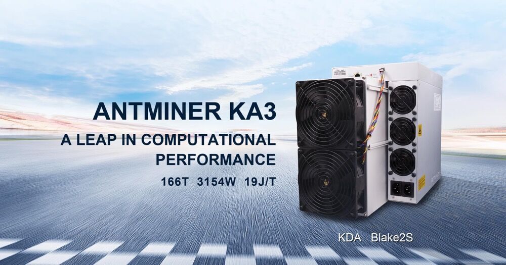 Buy Wholesale China New Kda Miner Ka3 166t Hash Rate Antminer Kda Miner ...