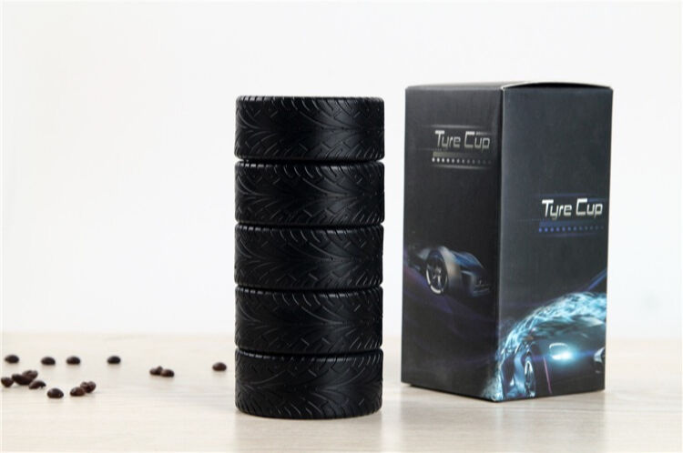 Wholesale 320ml Tyre Shape Tire Cup 304 Stainless Steel Tumbler ...