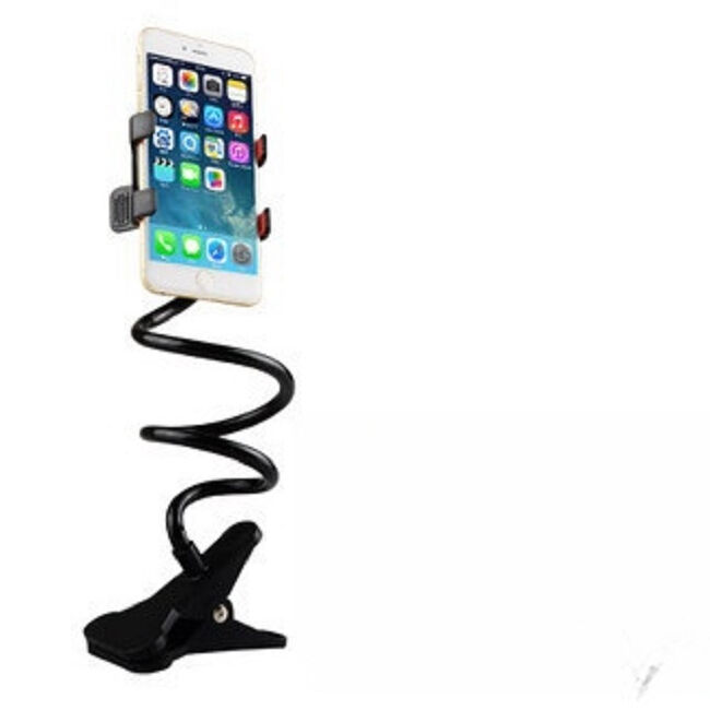 Woo Adjustable Flexible Snake Shape Long Arm Gooseneck Desk Phone Stand ...