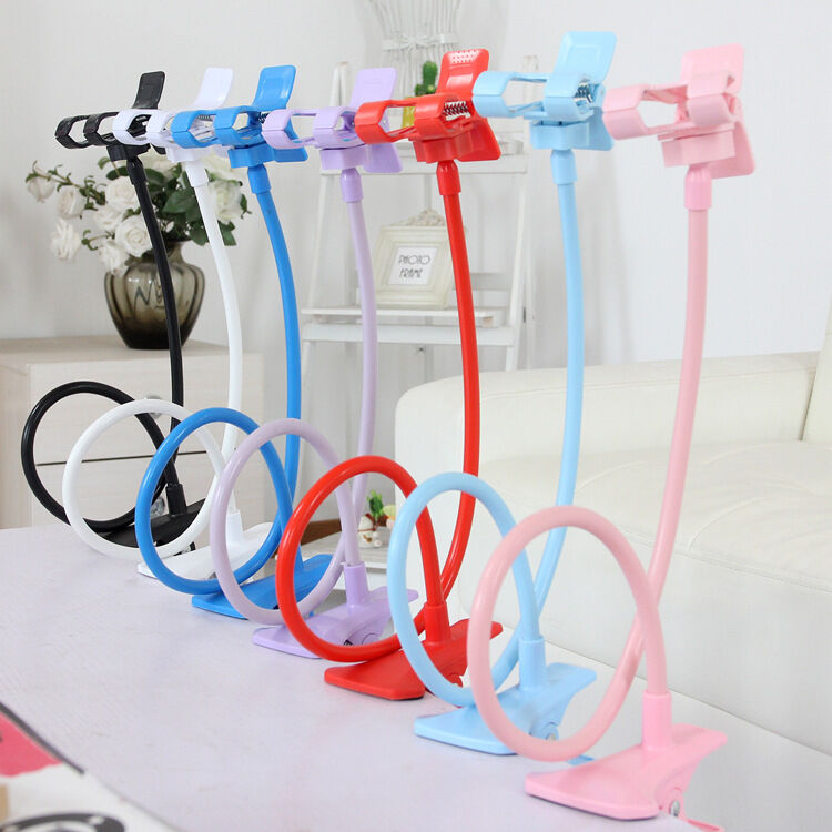 Woo Adjustable Flexible Snake Shape Long Arm Gooseneck Desk Phone Stand ...