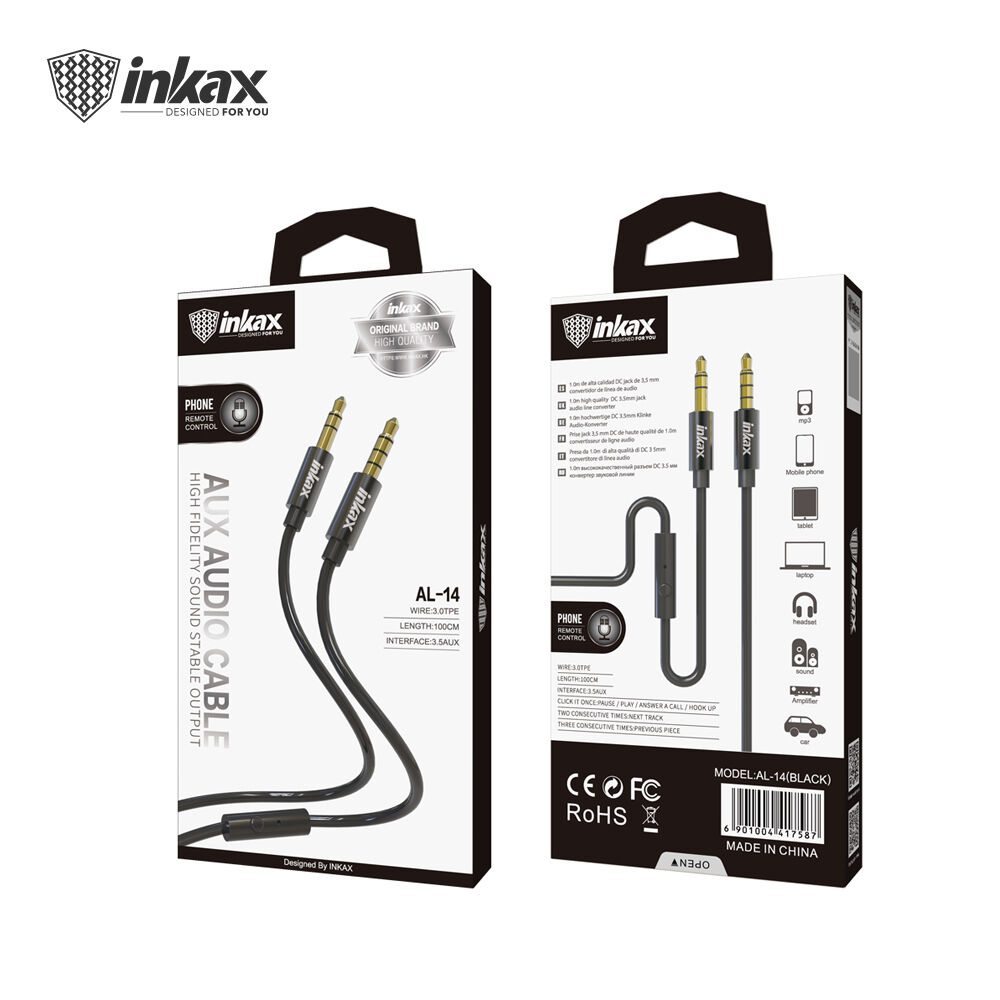 Cheap Price Aux To Aux Cable Earphone Cable Assemblies With Volume ...