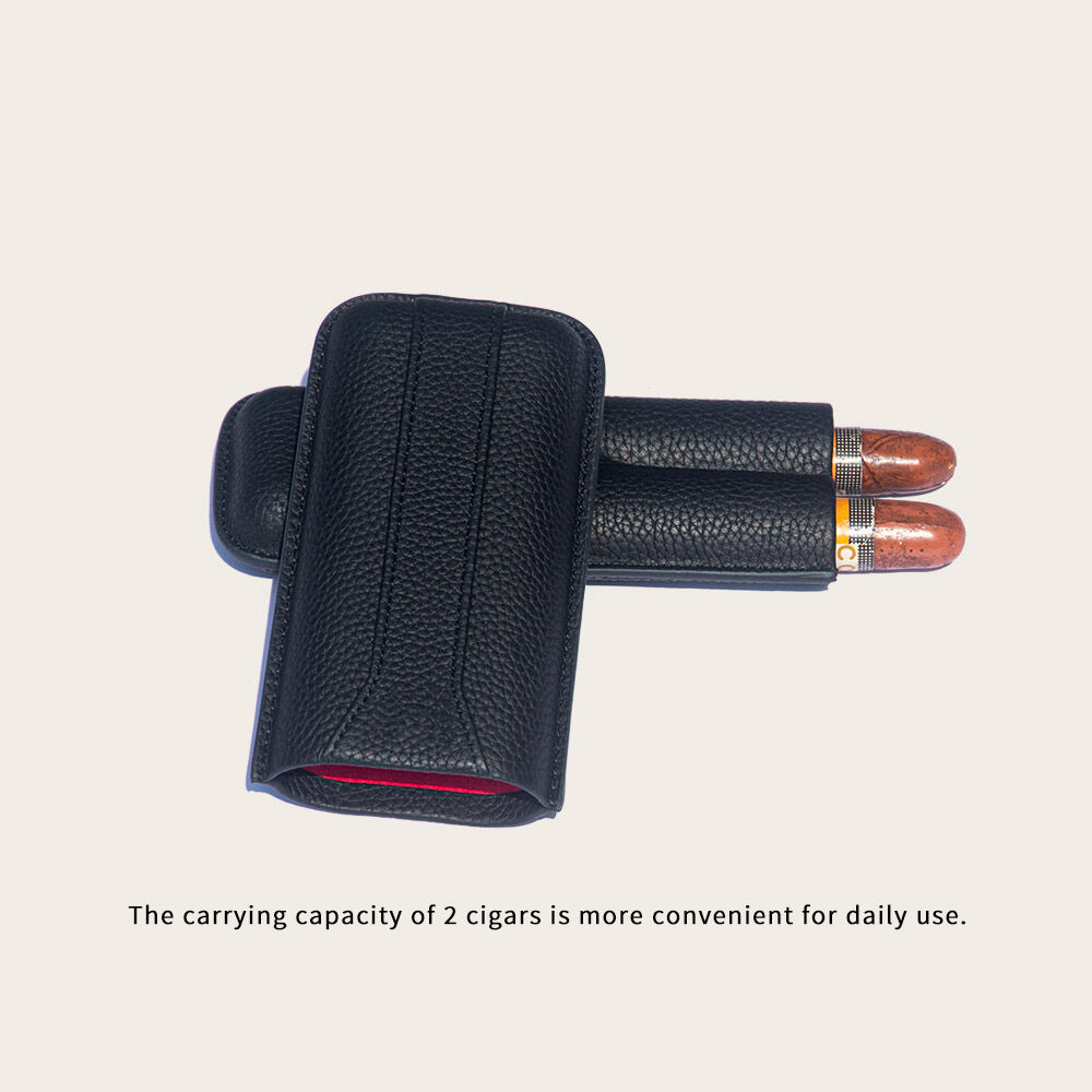 Buy Wholesale China Designer Custom Logo Luxury Leather Cigar Holder ...