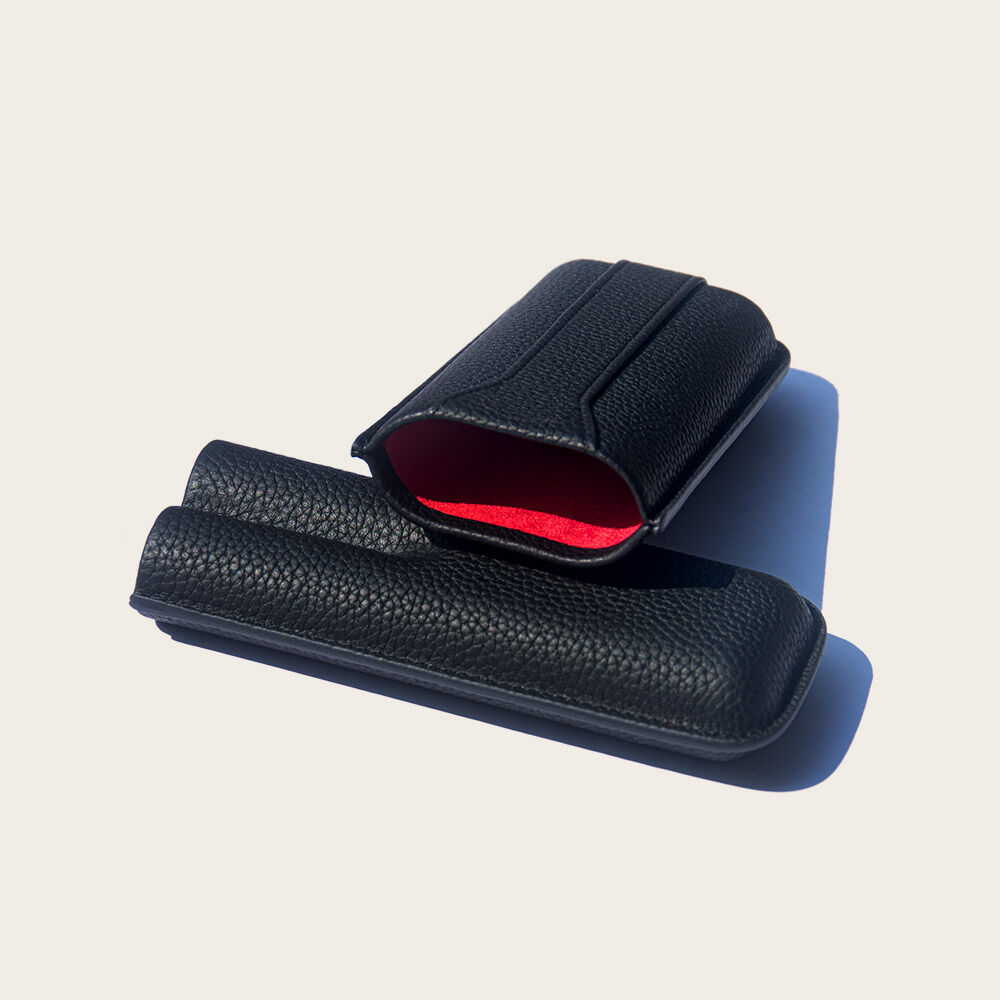 Buy Wholesale China Designer Custom Logo Luxury Leather Cigar Holder ...