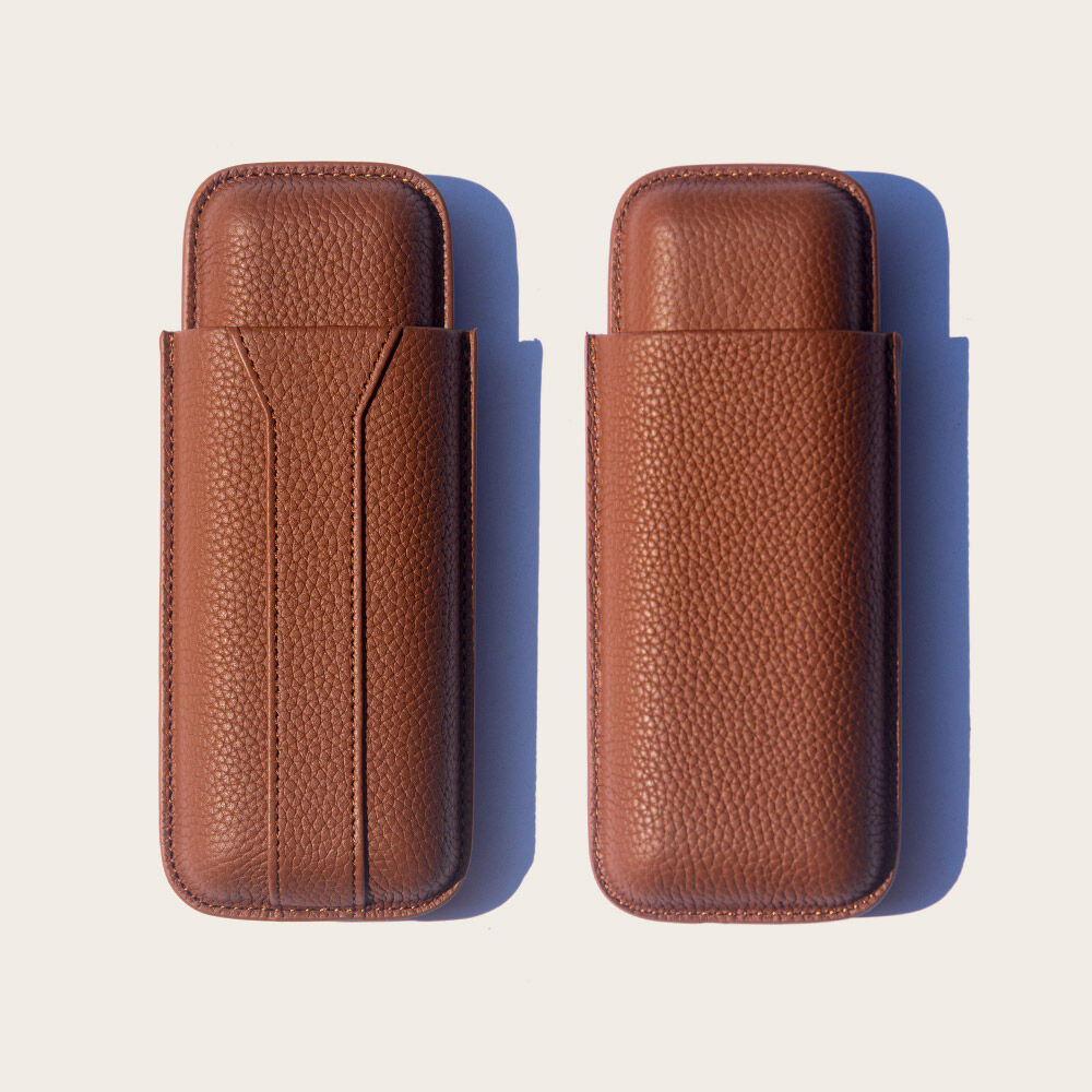 Buy Wholesale China Designer Custom Logo Luxury Leather Cigar Holder ...