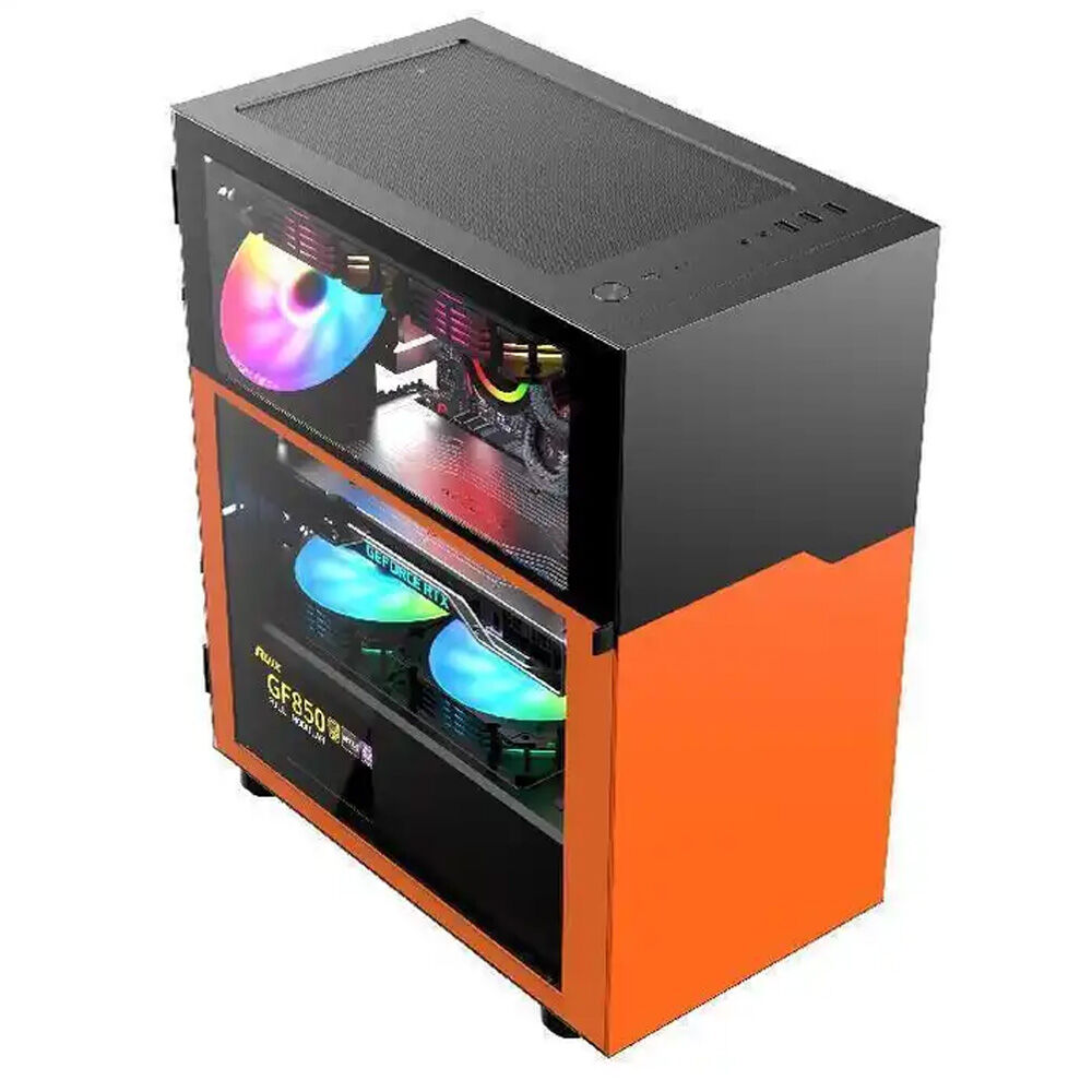 2024 New Design Atx Tempered Glass Mid Tower Micro Usb Pc Case Cooler ...