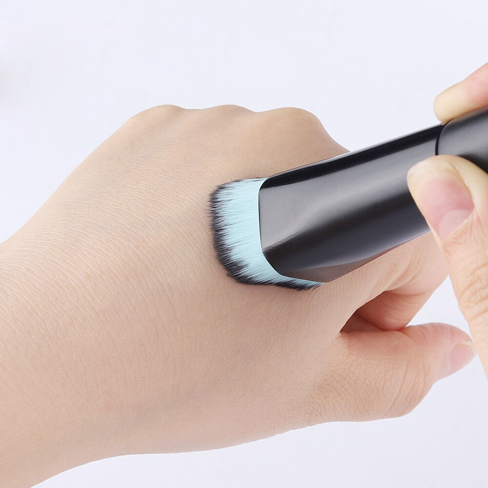 High Quality Single Eyebrow Makeup Brush Black Wood Handle Portable ...