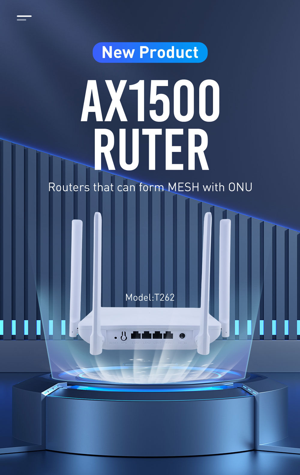New Arrivals Ax1500 Wifi 6 Easy Mesh Networking 5g Dual-band 1500 Mbps ...